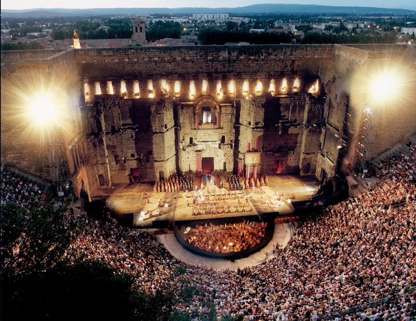 Puccini favoriet in Orange 2012 - Place de l'Opera